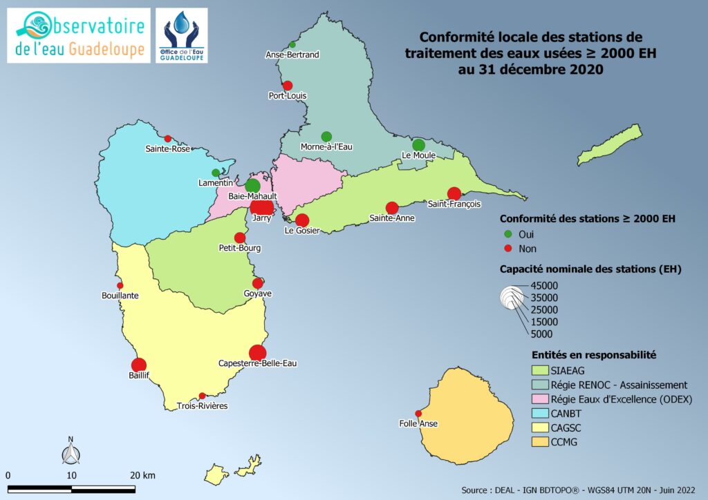 L'assainissement des eaux usées en Guadeloupe
